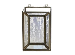 5712750379705 - Chic Antique Windlicht zum Aufhängen aus Eisen H17 L11 B11 cm messing