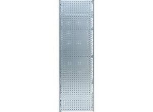 4250623798075 - Lochblechwand für Grundregal Anbauregal ORDO Industry multifunktional Quadratlochung 10-38 mm magnethaftend B 500 x T 15 x H 2000 mm Stahl verzinkt