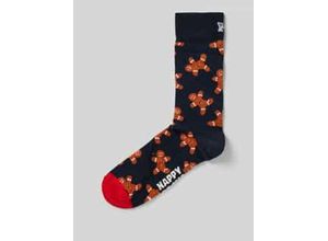 7333102105537 - Socken mit Motiv-Stitchings Modell SMU GINGER BREAD