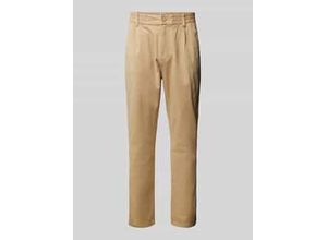 8720637916414 - Tapered Fit Bundfaltenhose mit elastischem Bund