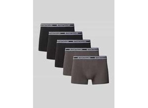 4059995395758 - Regular Fit Trunks im 5er-Set aus weicher Baumwolle mit elastischem Label-Bund