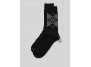 4063534488535 - Socken mit Label-Detail im 2er-Pack Modell ARGYLE