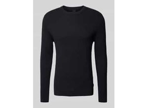 5715220350662 - ONSPHIL 12 Struc Crew Knit Sweatshirt dunkelblau in M