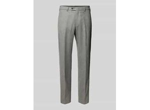 4068218028922 - Slim Fit Hose aus Schurwolle mit Bügelfalten Modell PIACENZA