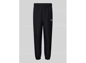 8059650148381 - Tapered Fit Trackpants mit Label-Print