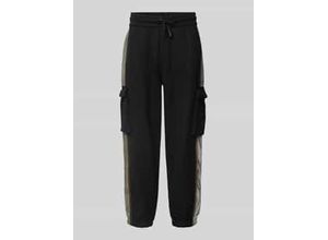 8058997377430 - Tapered Fit Sweatpants mit Cargotaschen Modell ATHLETIC MIX