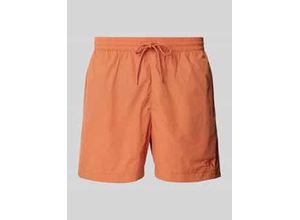 8721107183084 - Regular Fit Badeshorts mit Label-Stitching Modell DRAWSTRING