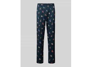 4067946028686 - Relaxed Fit Pyjama-Hose mit Motiv-Print Modell SLEDGE RIDE