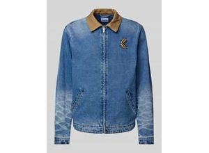 4068197269439 - Jeansjacke mit Logo-Stitching