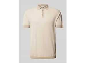 5714399347671 - Slim Fit Poloshirt mit Knopfleiste