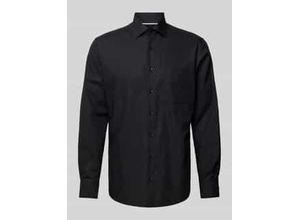 4053648131175 - ETERNA Modern Fit Hemd schwarz Einfarbig 43 - XL