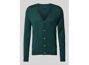 4068444115588 - Slim Fit Cardigan aus Woll-Mix mit V-Ausschnitt