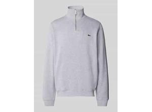 3614039995236 - Rib Interlock Half Zip Silver Chine