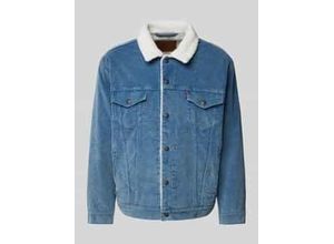 5401157513538 - Relaxed Fit Sherpa Jacket mit Kentkragen