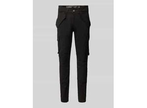 4059146340538 - Tapered Fit Cargohose mit Pattentaschen Modell COMBAT PANT