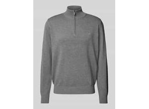 4066227029107 - Fynch-Hatton Pullover Herren Baumwolle grau