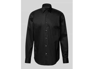 4063535827975 - BOSS Hemd Herren Regular Fit Baumwolle schwarz Kent