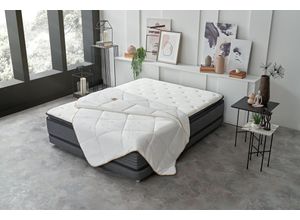 8699939839953 - Kunstfaserbettdecke YATAS BEDDING Dacron Climarelle Decke Bettdecken Gr B L 200 cm x 200 cm normal weiß Sommerbettdecke bei Kälte und Wärme - immer die richtige Bettdecke