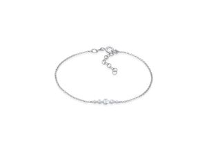 4050878615598 - Armband ELLI Klassisch Funkelnd Zirkonia Kristalle 925 Silber Armbänder Gr 16 cm mit Steinen Silber 925 (Sterlingsilber) silberfarben (silber weiß) Damen