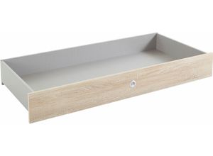 4038062069051 - Schubkasten WIMEX Easy braun (struktureichefarben hell) B137cm H19cm T58cm Holzwerkstoff Schubladen auf Rollen praktische Ergänzung für Wimex Betten Easy