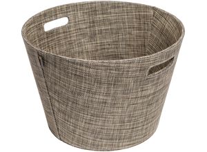 5704065007473 - Allzweckkorb Proline beige (natur) B45cm H31cm Ø45cm Polyethylenterephthalat (PET) Aufbewahrungsboxen mit einer Ziernaht