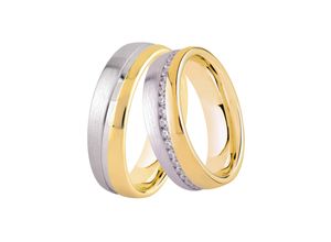 4251729871235 - Trauring Schmuck Geschenk Silber 925 Ehering Partnerring LIEBE Fingerringe Gr 52 ohne Zirkonia Silber 925 (Sterlingsilber) 6 mm silberfarben (gelbgoldfarben silberfarben) Trauringe wahlweise mit oder ohne Zirkonia