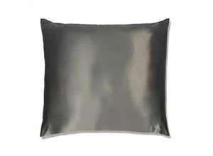 0857032008968 - Slipsilk - Quadratischer Kissenbezug Aus Seide - Pillowcase Charcoal 80x80