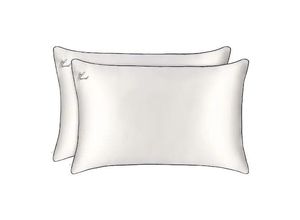 0810046983324 - Slipsilk - Kopfkissenbezüge Aus Reiner Seide Queen - -pillowcase Duo Queen - Just Married