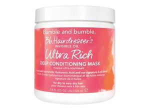 0685428029729 - Bumble and Bumble - Hairdressers Invisible Oil Ultra Rich Deep Conditioning Mask - Reichhaltige Haarmaske 200 ml-Keine Farbe