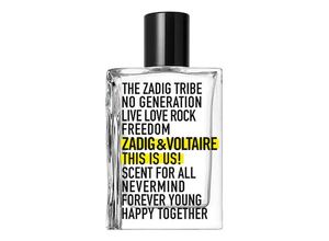 3423222009779 - Zadig & Voltaire Unisexdüfte This Is Us! Eau de Toilette Spray 30 ml