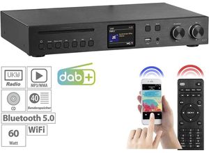 4022107400084 - VR-Radio IRS-715 Digitaler WLAN-HiFi-Tuner mit Internetradio DAB+ UKW MP3 kostenlose App