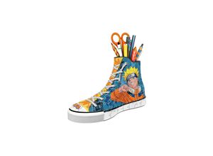 4005556115433 - Ravensburger 3D Puzzle 11543 Sneaker Naruto - Praktischer Stiftehalter - 108 Teile - Schreibtisch-Organizer für Kinder ab 8 Jahren