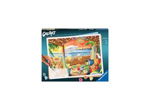 4005556202768 - Malen nach Zahlen RAVENSBURGER CreArt Cozy Cabana Malvorlagen bunt Kinder Malen Zubehör Made in Europe  FSC- schützt Wald - weltweit