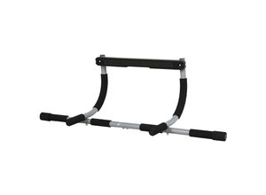 4251774976343 - Klimmzugstange für den Türrahmen schwarz grau 92 x 40 x 17 cm (BxTxH) Fitnessgerät Trainingsgerät Klimmzüge Pull-up bar