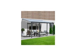 4058166024770 - HOME DELUXE Terrassenüberdachung SOLIS - 618 x 303 x 226   278 cm Grau