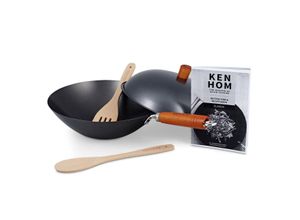 5011268846885 - Wok KEN HOM Classic Pfannen Gr Ø 31 cm grau (anthrazit) Woks