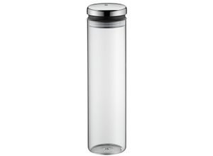 4000530659897 - Vorratsglas Depot Lebensmittelaufbewahrungsbehälter Gr H 36 cm silberfarben (edelstahlfarben schwarz transparent) Vorratsgläser Lebensmittelaufbewahrungsbehälter verschließt aromadicht