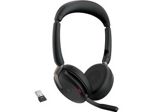 5706991029093 - Evolve2 65 Flex Link380a MS Computer On Ear Headset Bluetooth® Stereo Schwarz Noise Cancelling Headset Mikrofon-Stummschaltung Lautstärkeregelung