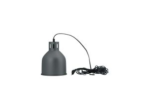 7350067690403 - Venso EcoSolutions E27 SAGA Lampenschirm Grau LED Pflanzenlampe E27 Pflanzenleuchte LED Wachstumslampe Anzuchtlampe Gemüse Pflanzenlicht Lampenschirm Anthrazit