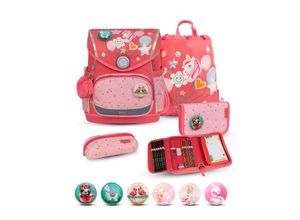 8605036884918 - Rucksack Compact Plus Premium Schulranzen Set 5-t Rose Quartz Tasche