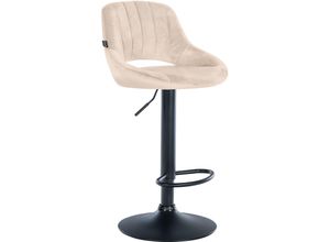 4251756492762 - Barhocker Milet I Samt-Bezug I Drehbarer Barstuhl
