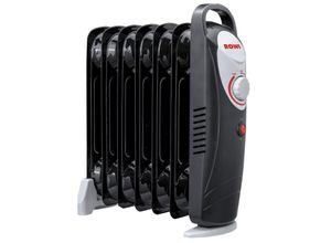 4012294211020 - Lradiator 7 Rippen hor 800 7 2 Mini schwarz Ölheizgerät Elektroheizung - Rowi