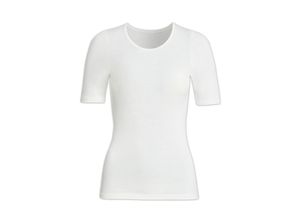 4008030667022 - con-ta Weiß Damen Kurzarmshirt mit Angora »Basic«