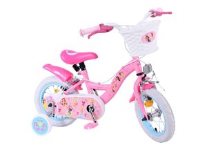 8715347212994 - Kinderfahrrad Disney Princess für Mädchen 12 Zoll Kinderrad in Rosa