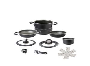 8022068076881 - Alu Koch Set Pirate Ø24 Camping Outdoor Koch Geschirr Küche Topf Pfanne