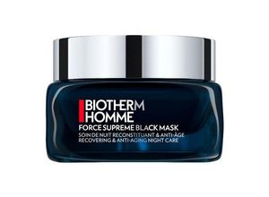 3614272974975 - - Homme Force - Supreme Black Mask – Nachtcreme - -biotherm Men Black Mask 50ml