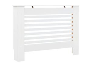 8719883610337 - Bonnevie - Heizkörperabdeckung Weiß 112×19×815 cm mdf vidaXL322537