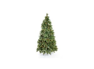 4895215153872 - Künstlicher Weihnachtsbaum Roswell Kiefer grün 210 cm mit Lichterkette - Evergreen