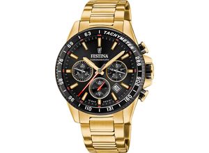 8430622792823 - Chronograph FESTINA Timeless Chronograph F20634 5 Armbanduhren goldfarben Herren Armbanduhr Quarzuhr Herrenuhr Stoppfunktion Edelstahlarmband