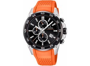 8430622697814 - Chronograph FESTINA F20330 4 Armbanduhren orange Herren Armbanduhr Quarzuhr Herrenuhr Stoppfunktion bis 10 bar wasserd